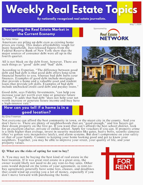 Real Estate Weekly Newsletter Package - The Content Store